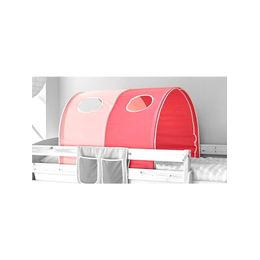 Ticaa Tunnel f&uuml;r Hoch- und Etagenbetten in Rosa-Pink | Gr.: onesize