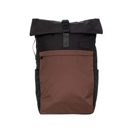 Doughnut Jetpack Go Wild 22 - Rolltop Rucksack 48-68 cm erw. (black x brown) in black x brown | Gr.: onesize