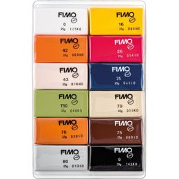 Staedtler Modelliermasse Fimo soft -Natural Colours- sortiert 12x 25g | Gr.: onesize