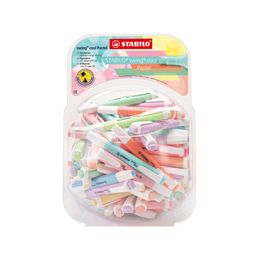 Stabilo Textmarker swing cool Pastel Bonbon Bonbonglas 100 St&uuml;ck/10 Farben | Gr.: onesize