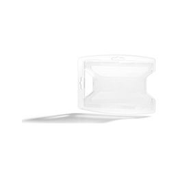 Durable Ausweishalter reXycle 54x85mm f&uuml;r 2 Karten transparent Packung mit 25 ... | Gr.: onesize