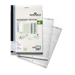 Durable Einsteckschilder 54x90mm 20 Bogen Packung mit 200 Schilder | Gr.: onesize