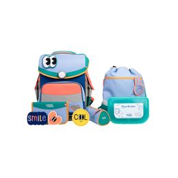 School-Mood Timeless Pro Schulranzen-Set 7-teilig in Happy Colours Collection | Gr.: onesize