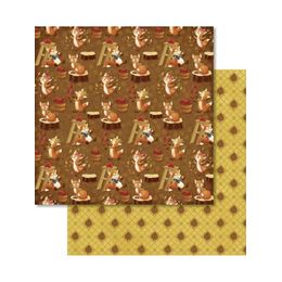 Buntpapierfabrik Ludwig B&auml;hr Scrapbook Paper Premium Glitter 30,5x30,5cm Packung mit 25 Blatt ... | Gr.: onesize