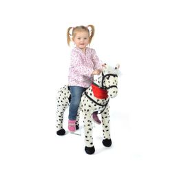 Pink Papaya Stehpferd f&uuml;r Kinder " 75 cm Jolly Spielpferd " in Wei&szlig;/Schwarz/Wei&szlig; | Gr.: onesize