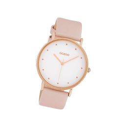 Analog-Armbanduhr Oozoo Timepieces rosa gro&szlig; (ca. 40mm) | Gr.: onesize