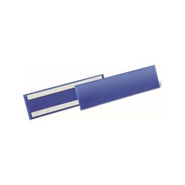 Durable Etikettentaschen selbstklebend 297x74mm blau Packung mit 50 St&uuml;ck | Gr.: onesize
