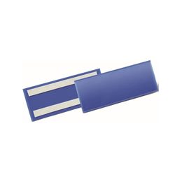 Durable Etikettentaschen selbstklebend 210x74mm blau Packung mit 50 St&uuml;ck | Gr.: onesize