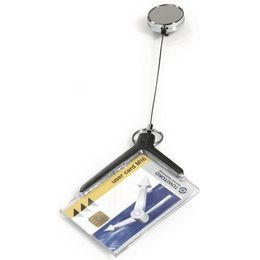 Durable Sicherheitsausweishalter Card Holder de luxe pro anthrazit Packung ... | Gr.: onesize