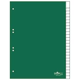 Durable Register A4 blanko 25-teilig gr&uuml;n | Gr.: onesize