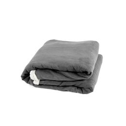 Vend&ocirc;me Kuscheldecke " Sherpa-Pl&uuml;sch " in charcoal | Gr.: onesize