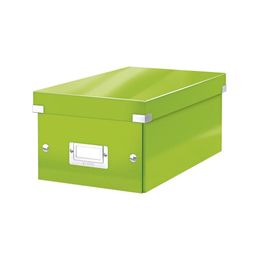 Leitz Ablagebox Click & Store Wow DVD Graukarton gr&uuml;n | Gr.: onesize