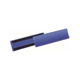 Durable Etikettentaschen magnetisch 297x74mm blau Packung mit 50 St&uuml;ck | Gr.: onesize