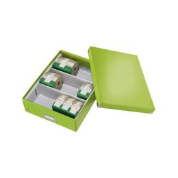 Leitz Organisationsbox Click & Store Wow Mittel Graukarton gr&uuml;n | Gr.: onesize