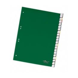 Durable Register A4 blanko 20-teilig gr&uuml;n | Gr.: onesize