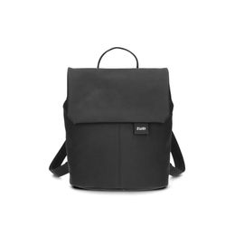 Zwei Mademoiselle.M City Rucksack 29 cm in nubuk black | Gr.: onesize