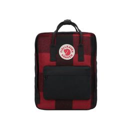 Fj&auml;llr&auml;ven FJ&Auml;LLR&Auml;VEN Kanken Re-Wool City Rucksack 35 cm in red-black | Gr.: onesize
