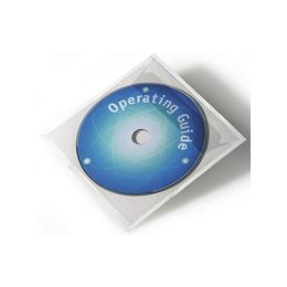 Durable Selbstklebetasche Pocketfix CD/DVD mit Klappe transparent Packung mit ... | Gr.: onesize