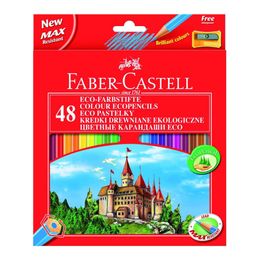 Faber-Castell Farbstifte Castle 48er Etui mit Spitzer farbig sortiert | Gr.: onesize