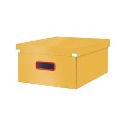 Leitz Aufbewahrungsbox Click & Store Cosy gro&szlig; Karton gelb | Gr.: onesize