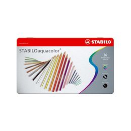 Aquarell-Buntstift Stabiloaquacolor Metalletui mit 36 Stiften | Gr.: onesize