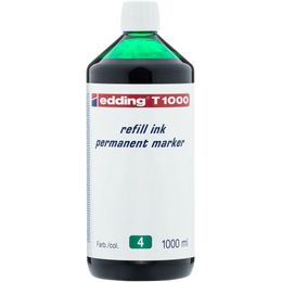 Nachf&uuml;lltinte Edding T 1000 f&uuml;r Edding Permanentmarker 1000ml gr&uuml;n | Gr.: onesize