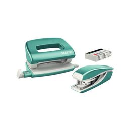 Leitz Schreibtisch-Set Nexxt Wow Heftger&auml;t+Locher eisblau | Gr.: onesize