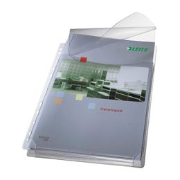 Leitz Prospekth&uuml;lle A4 Maxi PVC mit Klappe Packung mit 5 St&uuml;ck | Gr.: onesize