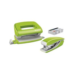 Leitz Schreibtisch-Set Mini Nexxt Wow Locher/Heftger&auml;t 5060/5528 gr&uuml;n | Gr.: onesize