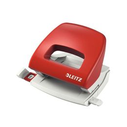 Leitz Locher Topstyle 1,6mm mit Anschlagschiene rot in Blisterverpackung | Gr.: onesize