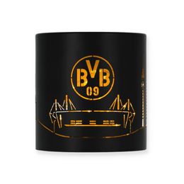 BVB Windlicht mit Skyline schwarz in Schwarz | Gr.: onesize