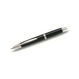 Pi.lot PILOT F&uuml;llfederhalter Capless Rhodium B schwarz | Gr.: onesize