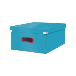 Leitz Aufbewahrungsbox Click & Store Cosy gro&szlig; Karton blau | Gr.: onesize