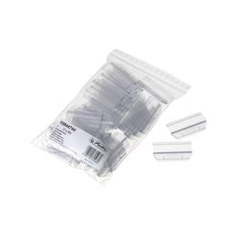 Herlitz Vollsichtreiter UniReg 60mm transparent Packung mit 50 St&uuml;ck | Gr.: onesize