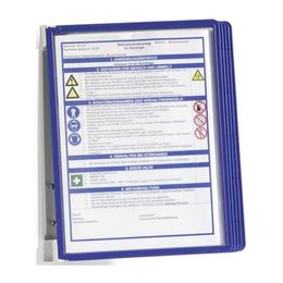 Durable Sichttafelhalter Vario Wall 5 5 Sichttafeln dunkelblau | Gr.: onesize