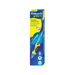 Pelikan F&uuml;llhalter griffix neon Fresh Blue Feder L Linksh&auml;nder Faltschachtel | Gr.: onesize