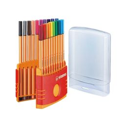 Stabilo Fineliner point 88 ColorParade Kunststoffbox Packung mit 20er | Gr.: onesize