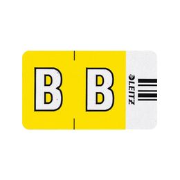 Leitz Orgacolor Buchstabensignal B Packung mit 250 St&uuml;ck gelb | Gr.: onesize