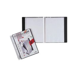 Durable Sichtbuch Duralook Plus A4 40 H&uuml;llen schwarz | Gr.: onesize