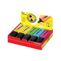 Stabilo Textmarker Boss Original Faltschachtel mit 10 Stiften | Gr.: onesize