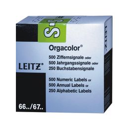 Leitz Orgacolor Buchstabensignal S Packung mit 250 St&uuml;ck gr&uuml;n | Gr.: onesize