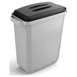 Durable Abfallbeh&auml;lter Durabin Eco Kunststoff recycelt rechteckig 60l grau | Gr.: onesize