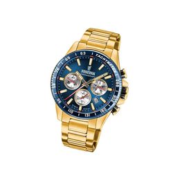 Chronograph-Armbanduhr Festina Timeless Chronograph gold gro&szlig; (ca. 45mm) | Gr.: onesize