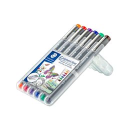 Staedtler Pigment liner 0,5mm farbig sortiert Packung mit 6 St&uuml;ck | Gr.: onesize