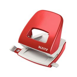 Leitz Locher 2,5mm mit Anschlagschiene rot in Blisterverpackung | Gr.: onesize