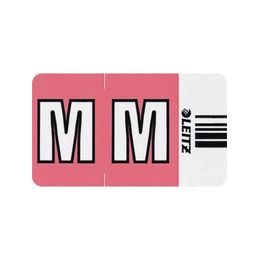 Leitz Orgacolor Buchstabensignal M Packung mit 250 St&uuml;ck rosa | Gr.: onesize