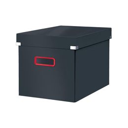 Leitz Aufbewahrungsbox Click & Store Cosy Cube gro&szlig; Karton grau | Gr.: onesize