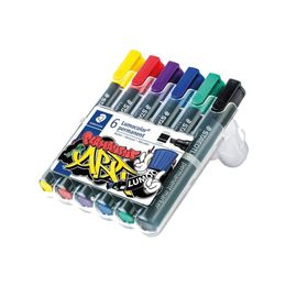 Staedtler Permanentmarker Lumocolor 2-5mm Packung mit 6 Farben | Gr.: onesize