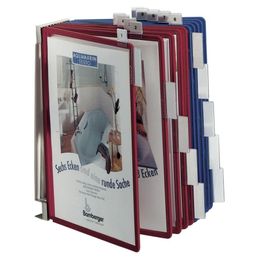 Durable Wandhalter f&uuml;r Sichttafeln grau | Gr.: onesize