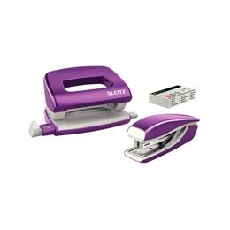 Leitz Schreibtisch-Set Nexxt Wow Heftger&auml;t+Locher violett | Gr.: onesize
